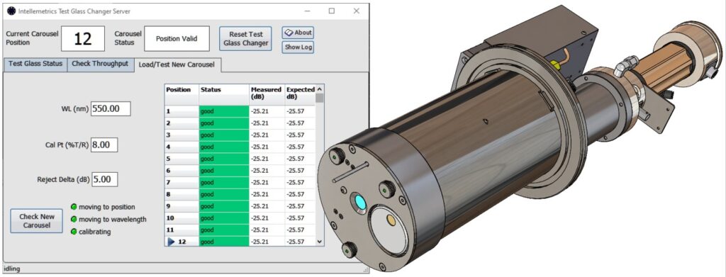 New Automated Test Glass Changer Interface and Features - Intelemetrics